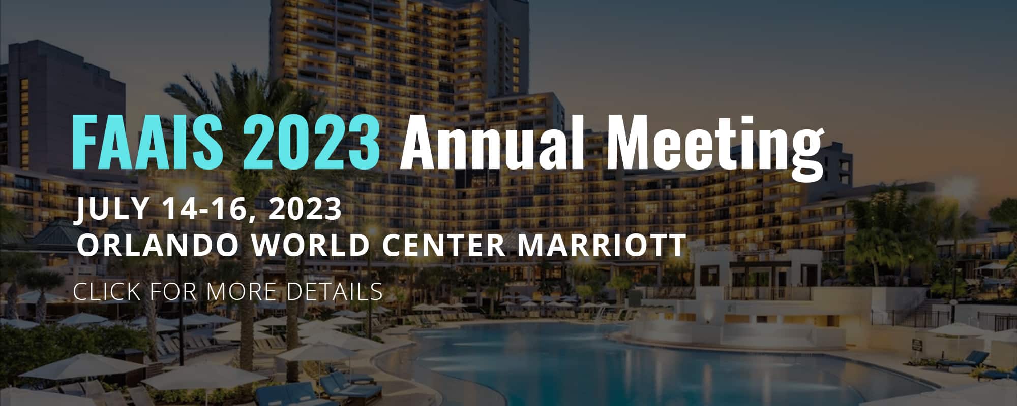 FAAIS Program - Annual Meeting Program Information & PDF