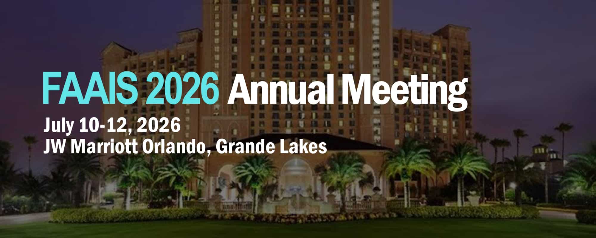 FAAIS Annual Meeting - Florida Allergy, Asthma & Immunology Society